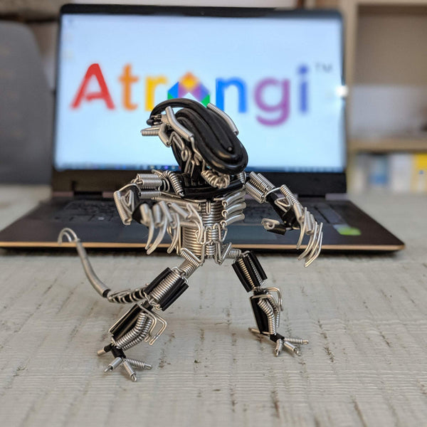 Buy Miniature Wire Art Wire Art Alien hand-crafted from wire | wire-art ...